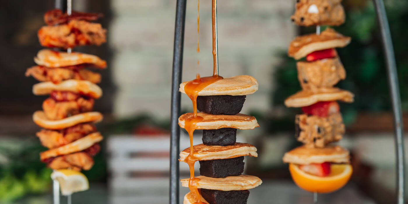 The return of our Pancake Hanging Kebabs | The Florist